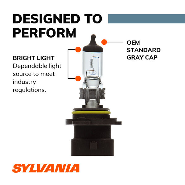 SYLVANIA 9006XS Basic Halogen Headlight Bulb, 1 Pack