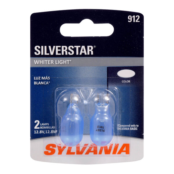 SYLVANIA 912 SilverStar Mini Bulb, 2 Pack