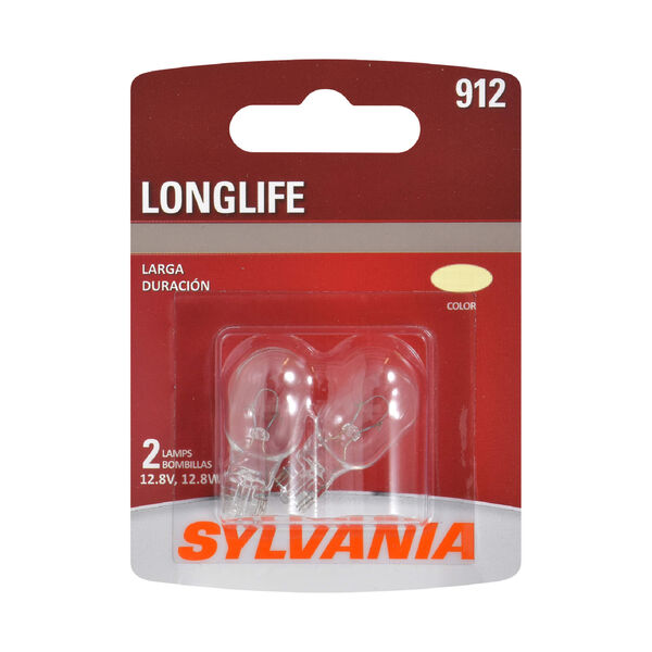 SYLVANIA 912 Long Life Mini Bulb, 2 Pack