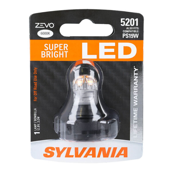 SYLVANIA 5201 WHITE ZEVO LED Mini Bulb, 1 Pack