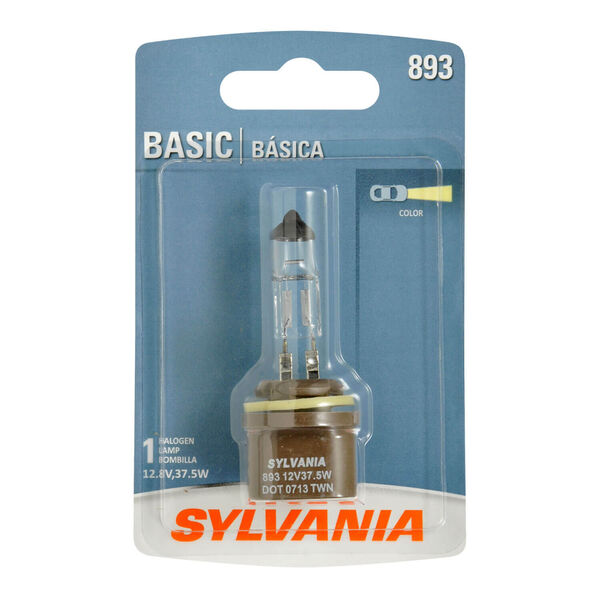 SYLVANIA 893 Basic Fog Bulb, 1 Pack