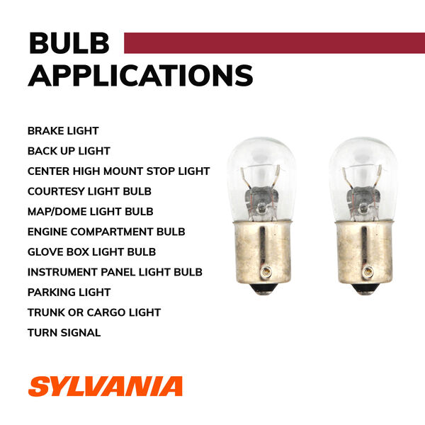 SYLVANIA 1003 Long Life Mini Bulb, 2 Pack