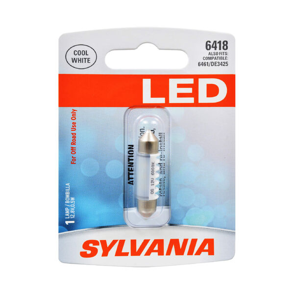SYLVANIA 6418 WHITE SYL LED Mini Bulb, 1 Pack