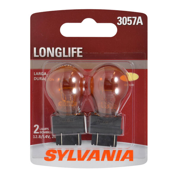 SYLVANIA 3057A Long Life Mini Bulb, 2 Pack