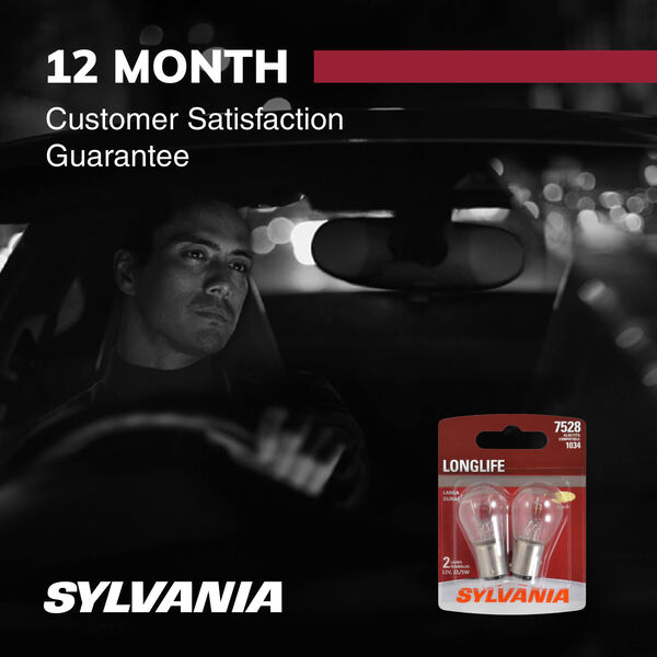 SYLVANIA 7528 Long Life Mini Bulb, 2 Pack