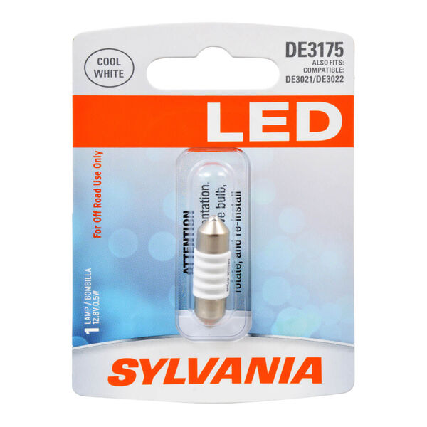 SYLVANIA DE3175 WHITE SYL LED Mini Bulb, 1 Pack