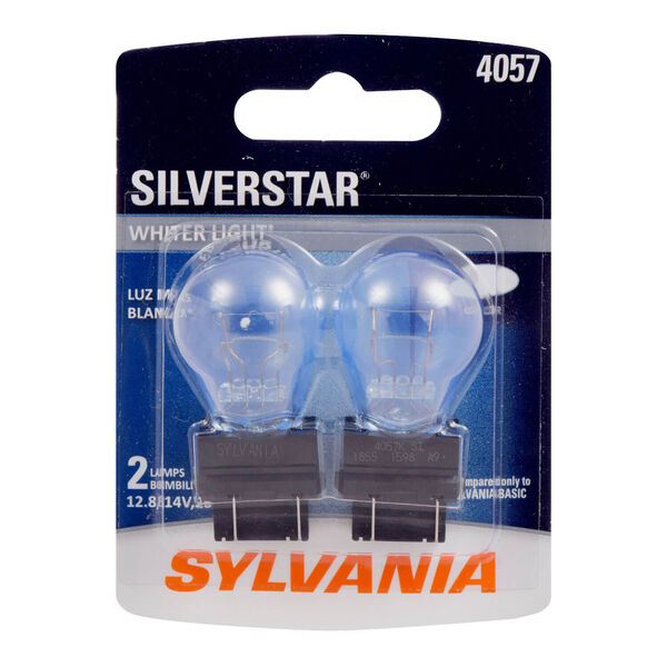 SYLVANIA 4057 SilverStar Mini Bulb, 2 Pack