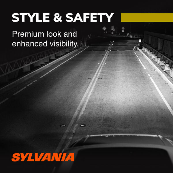 SYLVANIA H7 SilverStar zXe Gold Halogen Headlight Bulb, 2 Pack