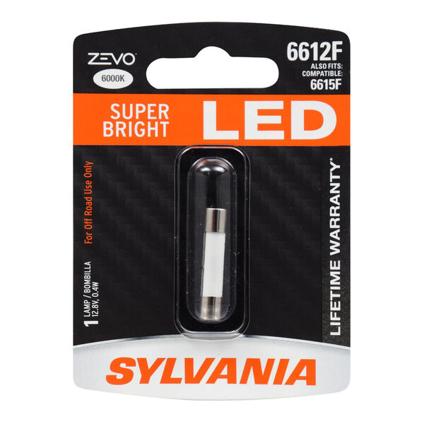 SYLVANIA 6612F WHITE ZEVO LED Mini Bulb, 1 Pack