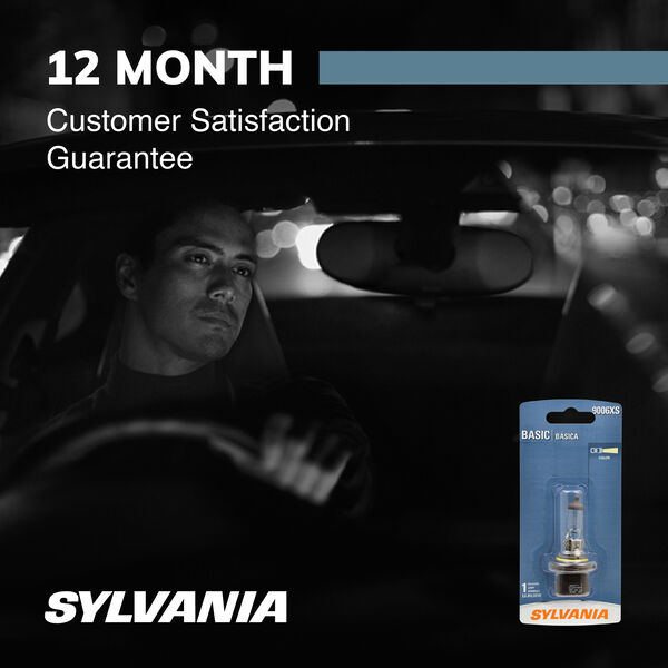 SYLVANIA 9006XS Basic Halogen Headlight Bulb, 1 Pack