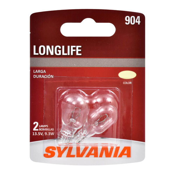 SYLVANIA 904 Long Life Mini Bulb, 2 Pack