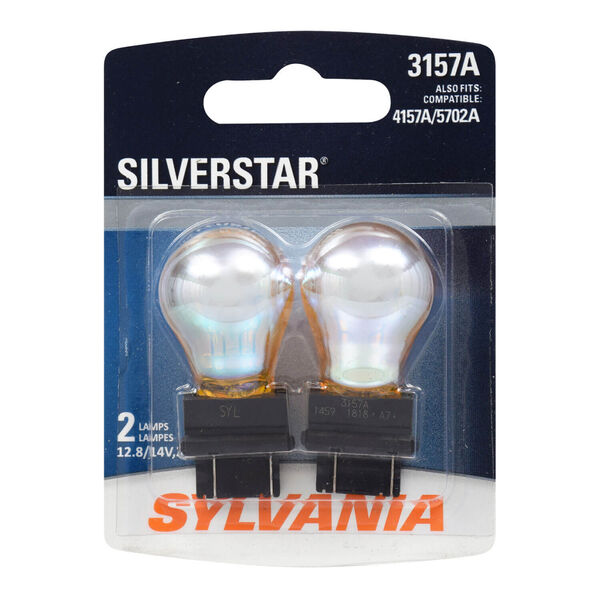SYLVANIA 3157A SilverStar Mini Bulb, 2 Pack