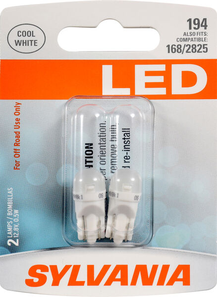 SYLVANIA 194 WHITE SYL LED Mini Bulb, 2 Pack