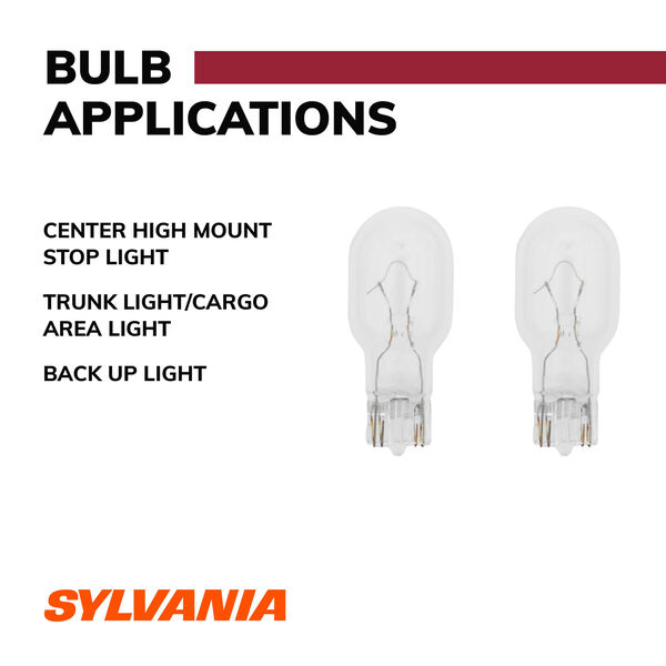 SYLVANIA 921 Long Life Mini Bulb, 2 Pack