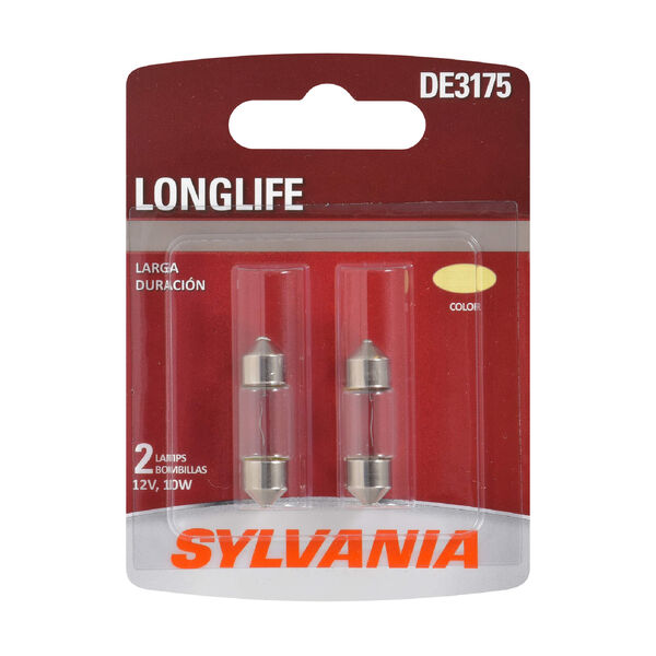 SYLVANIA DE3175 Long Life Mini Bulb, 2 Pack