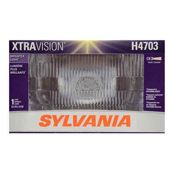 SYLVANIA H4703 XtraVision Sealed Beam Headlight, 1 Pack