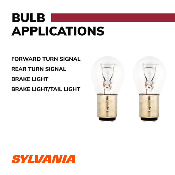 SYLVANIA 1157 Long Life Mini Bulb, 2 Pack