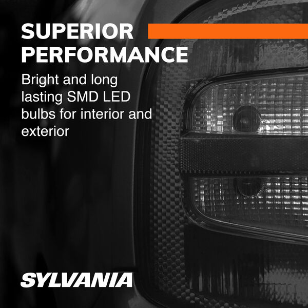 SYLVANIA 194A AMBER SYL LED Mini Bulb Mini Bulb, 2 Pack