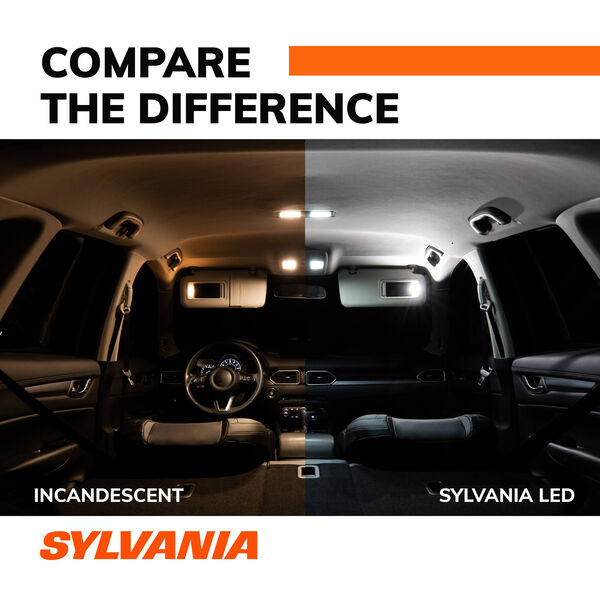 SYLVANIA 194A AMBER SYL LED Mini Bulb Mini Bulb, 2 Pack