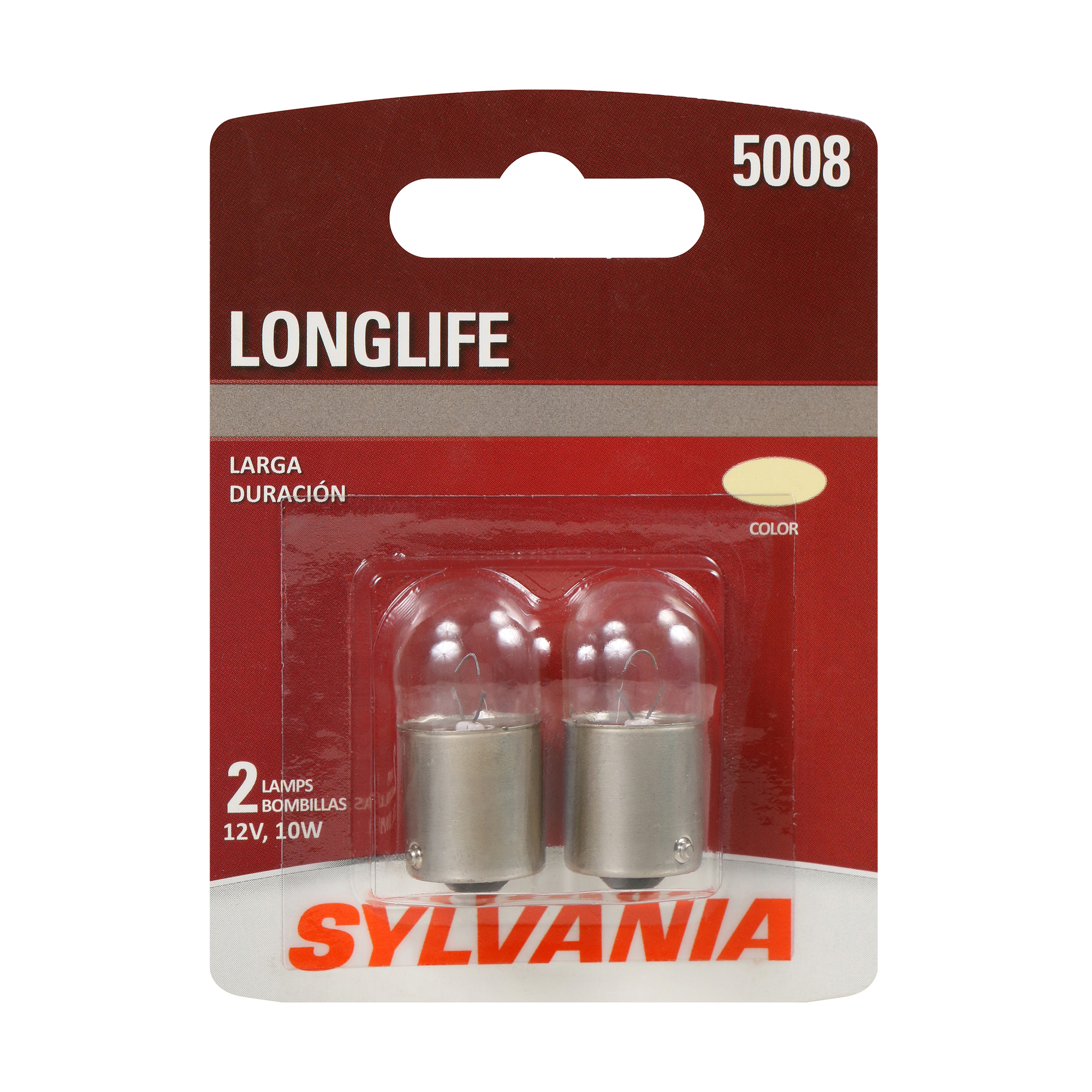 SYLVANIA 5008 Long Life Mini Bulb, 2 Pack
