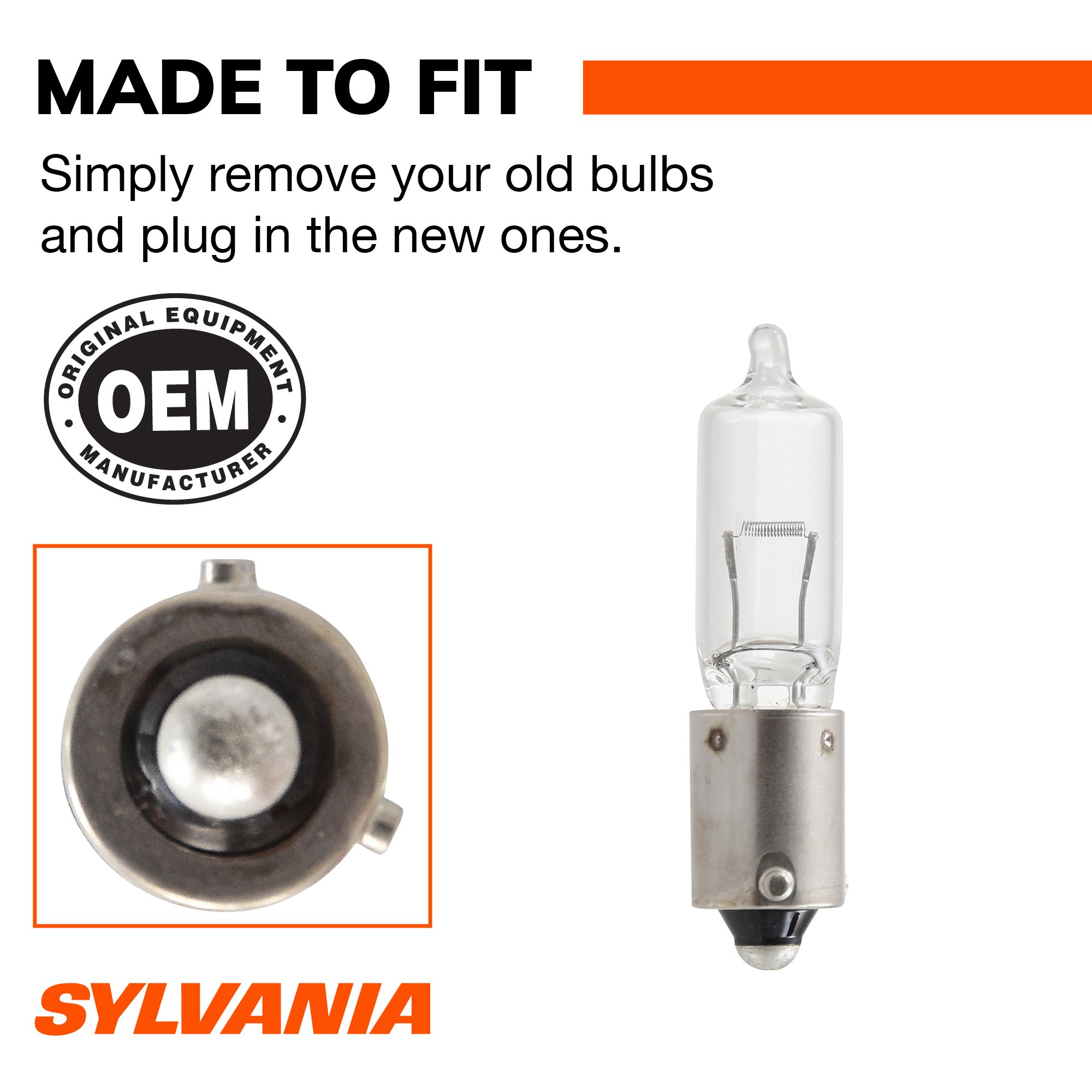 SYLVANIA 64136 Long Life Mini Bulb, 1 Pack