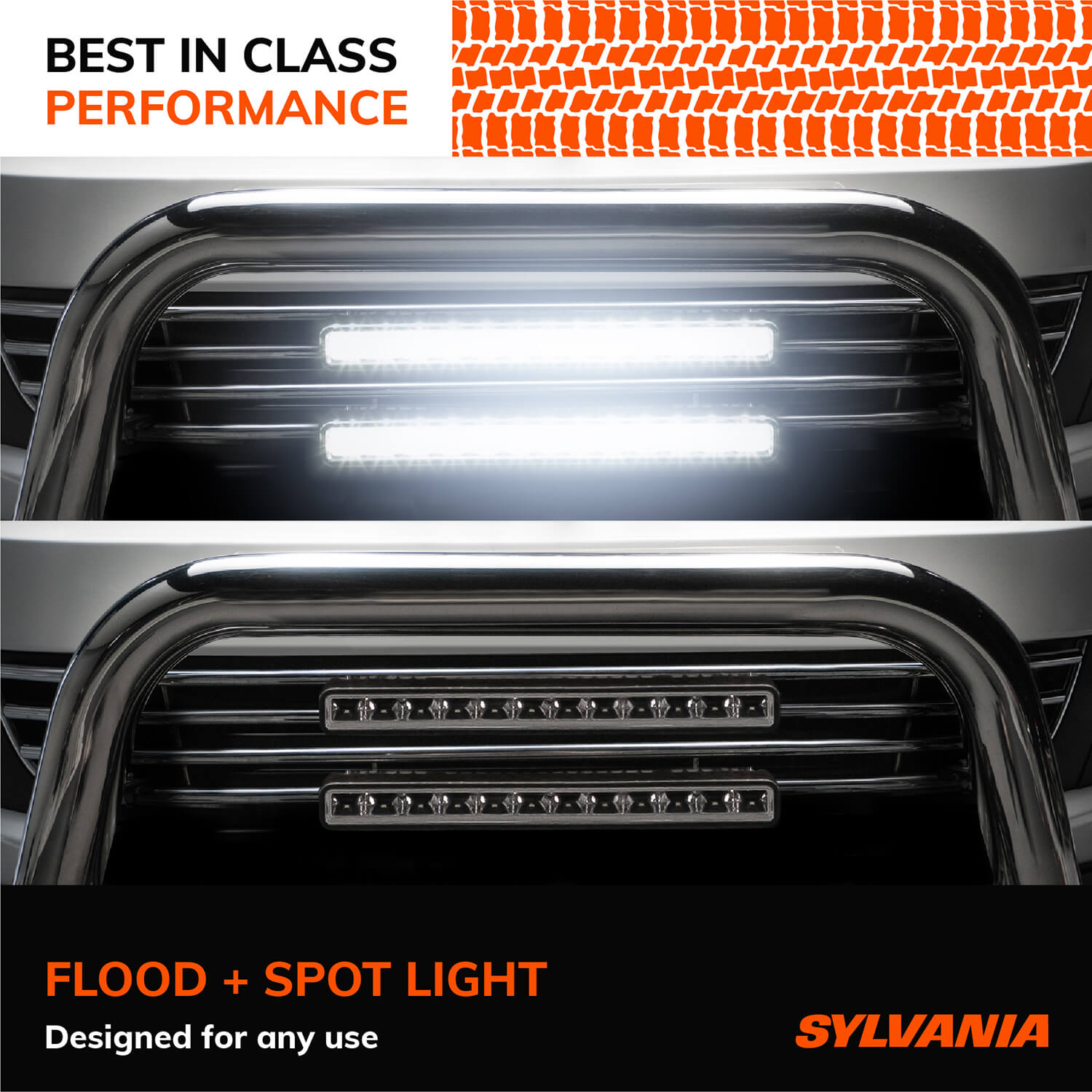 SYLVANIA Slim 12 Inch LED Light Bar - Combo