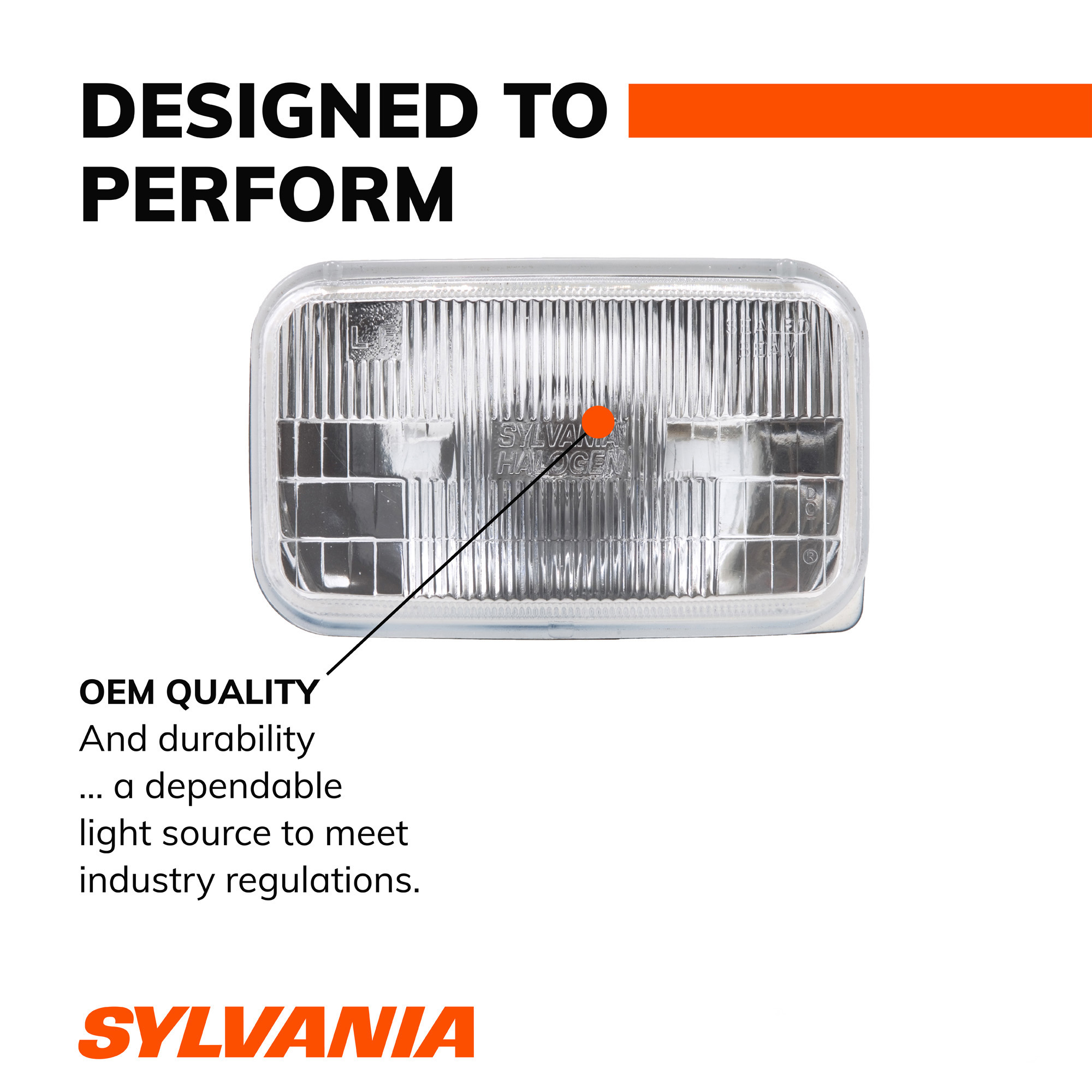 SYLVANIA H4703 Basic Sealed Beam Headlight, 1 Pack