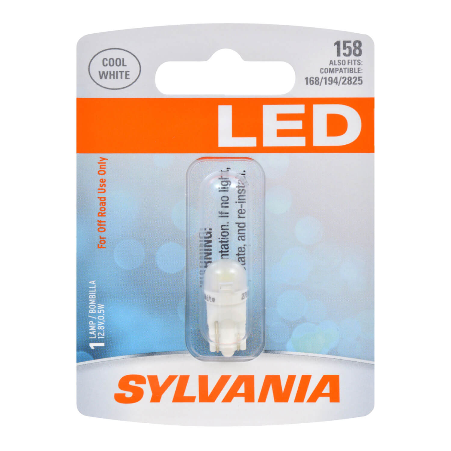 SYLVANIA 158 WHITE SYL LED Mini Bulb, 1 Pack