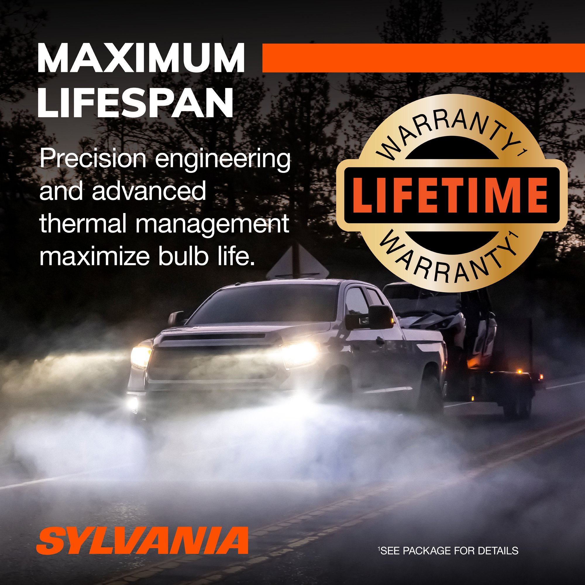 SYLVANIA 9006 LED Ultra Powersports & Fog Bulb, 2 Pack