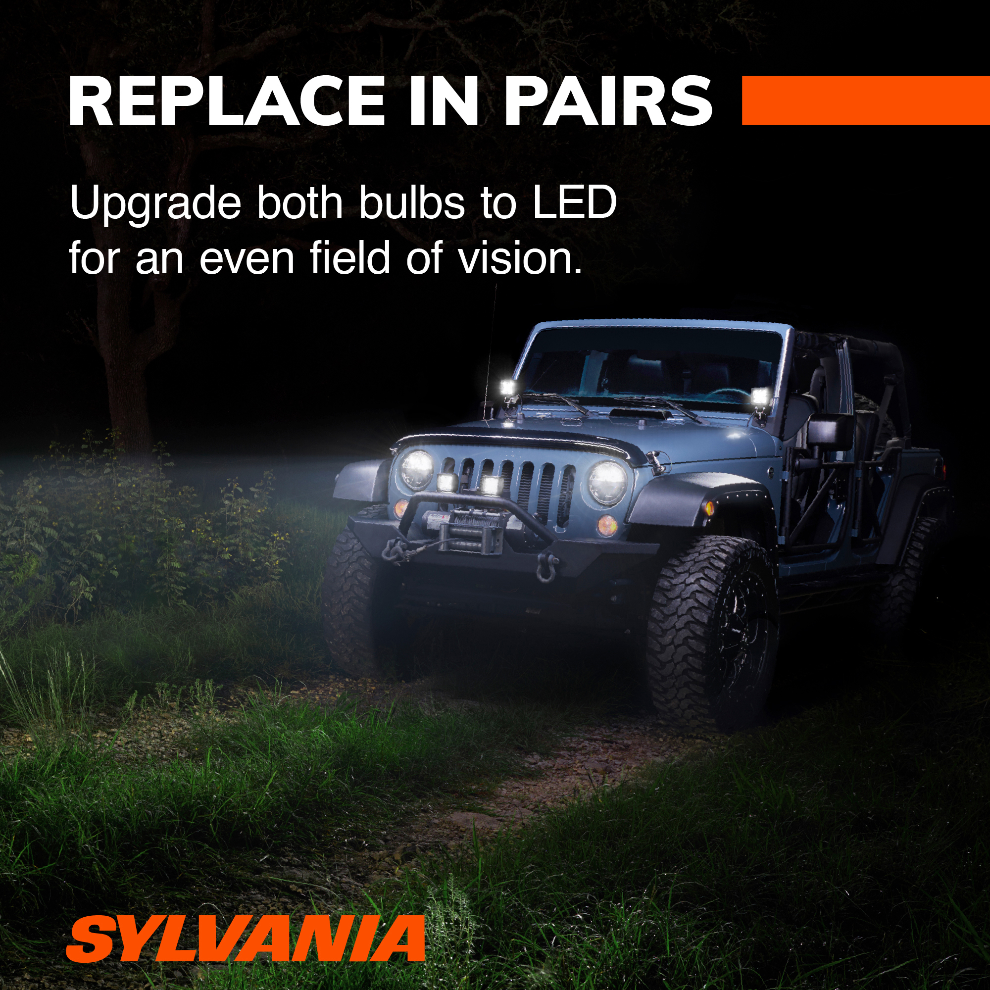 SYLVANIA H6024 LED Sealed Beam Headlight, 1 Pack