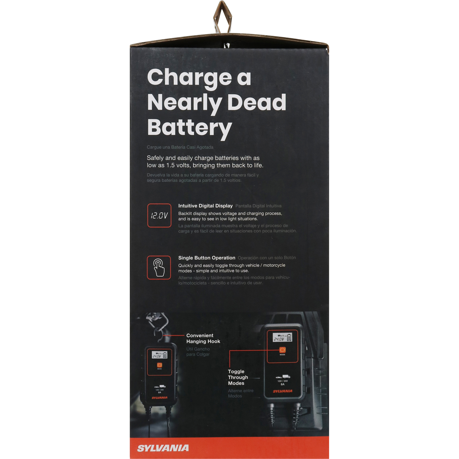 SYLVANIA Smart Charger - 8 Amp