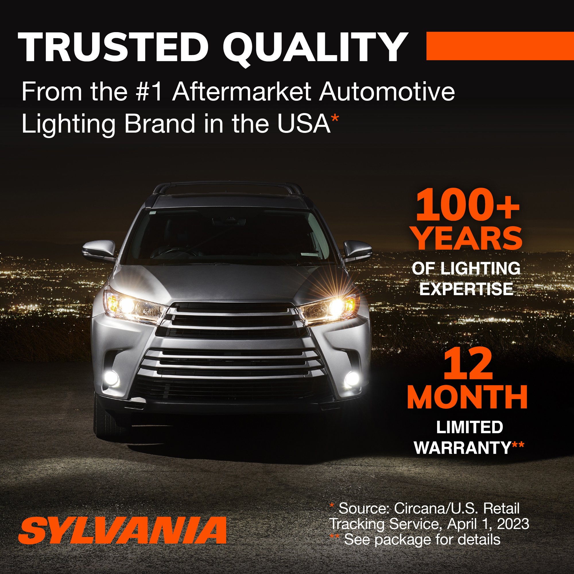 SYLVANIA 7507 Long Life Mini Bulb, 2 Pack