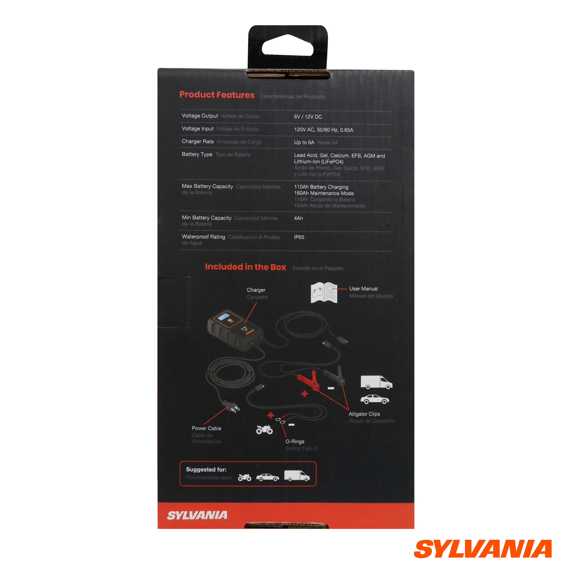 SYLVANIA Smart Charger - 6 Amp