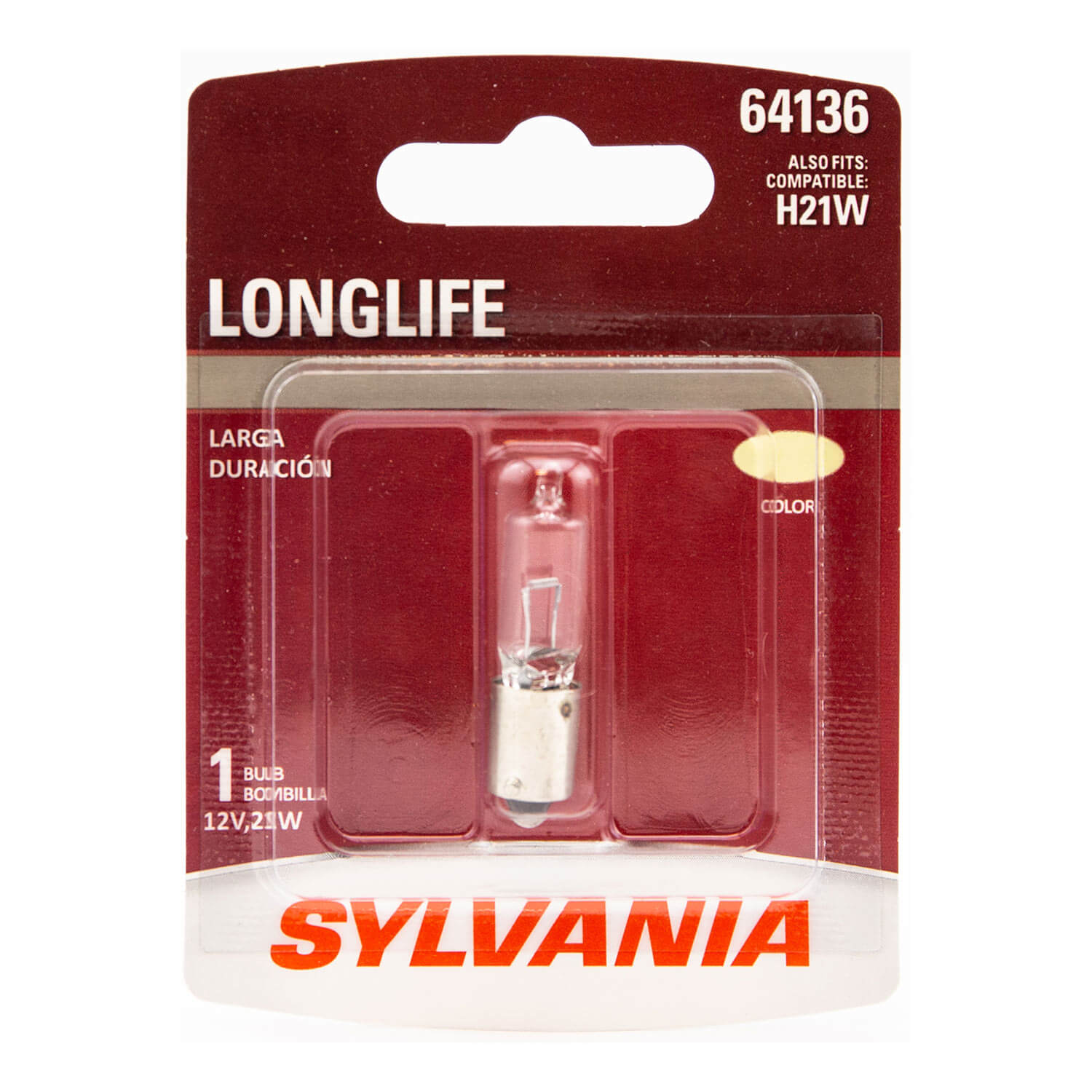 SYLVANIA 64136 Long Life Mini Bulb, 1 Pack
