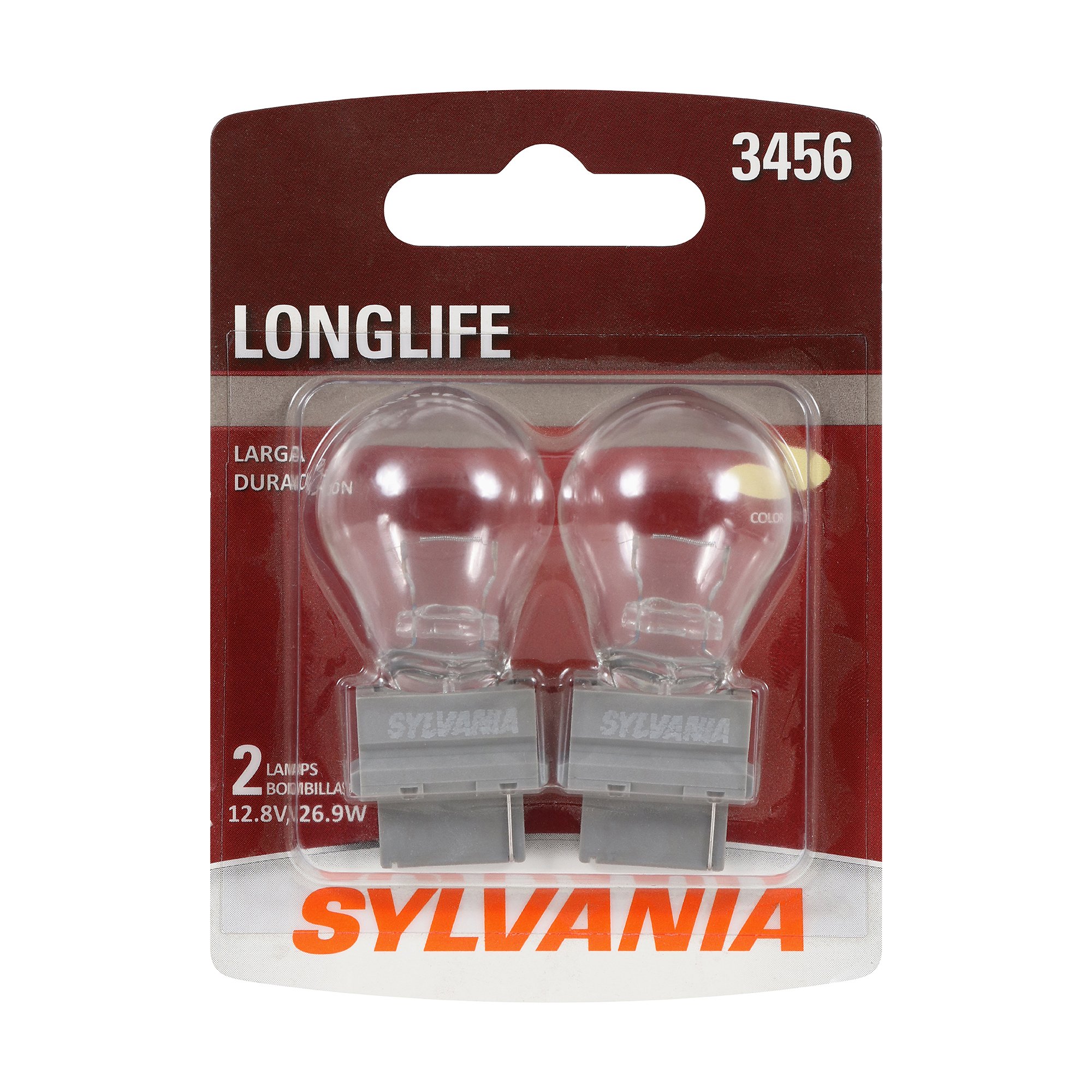 SYLVANIA 3456 Long Life Mini Bulb, 2 Pack