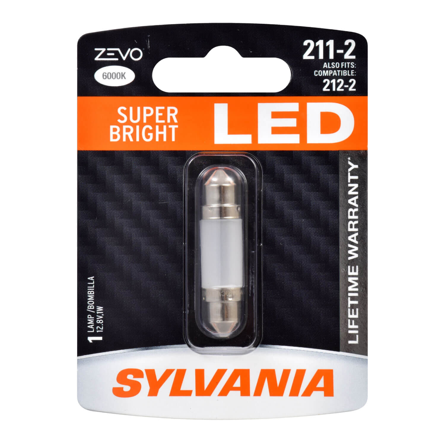 SYLVANIA 211-2 WHITE ZEVO LED Mini, 1 Pack