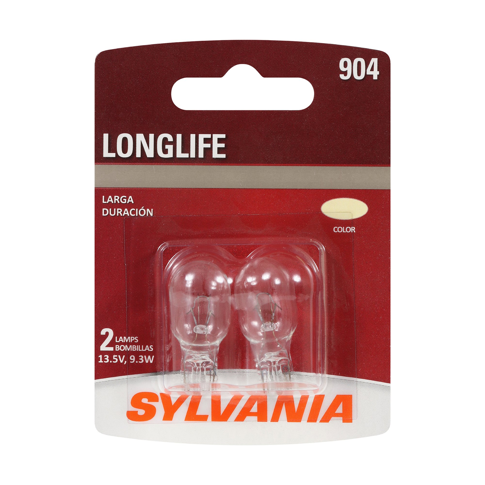 SYLVANIA 904 Long Life Mini Bulb, 2 Pack