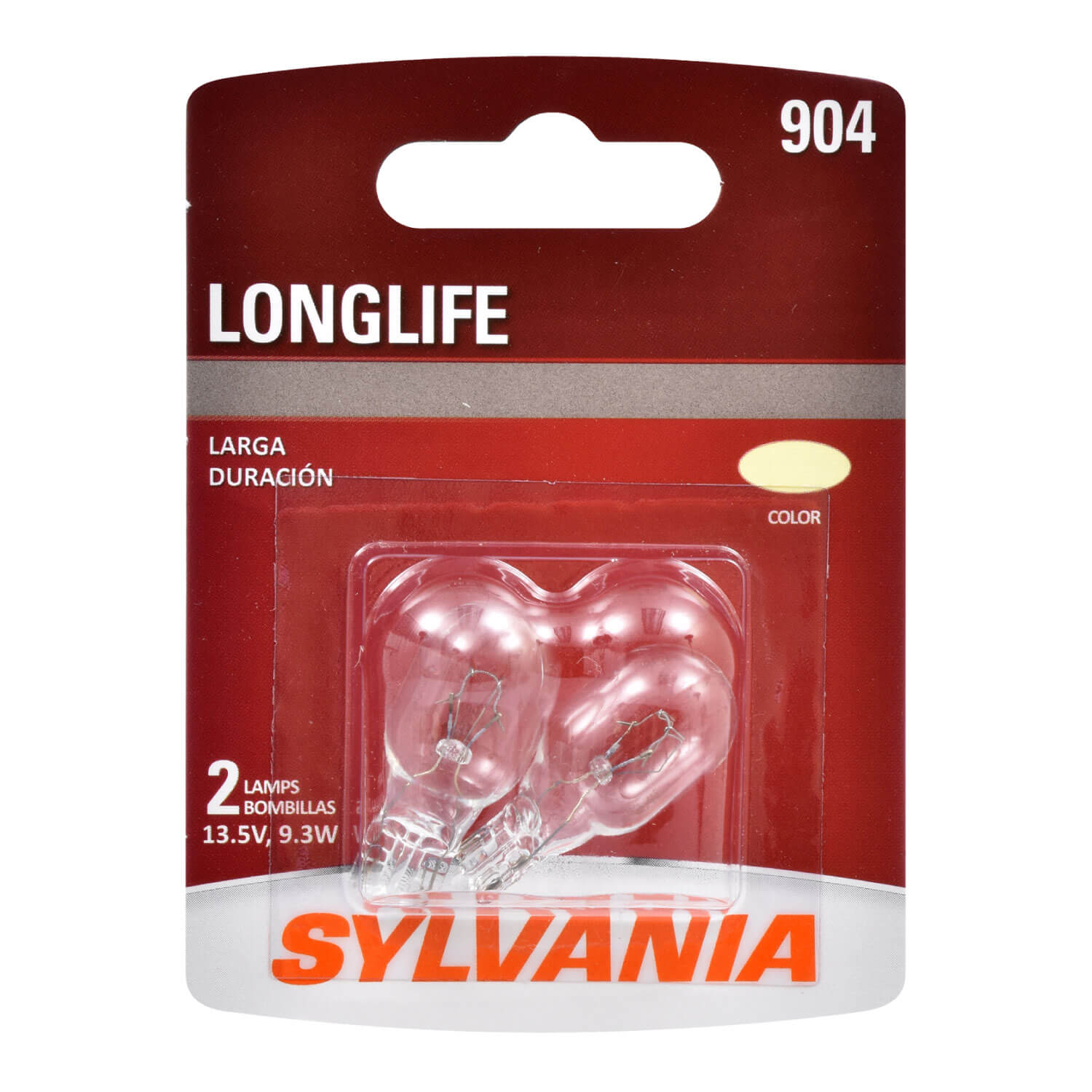 SYLVANIA 904 Long Life Mini Bulb, 2 Pack
