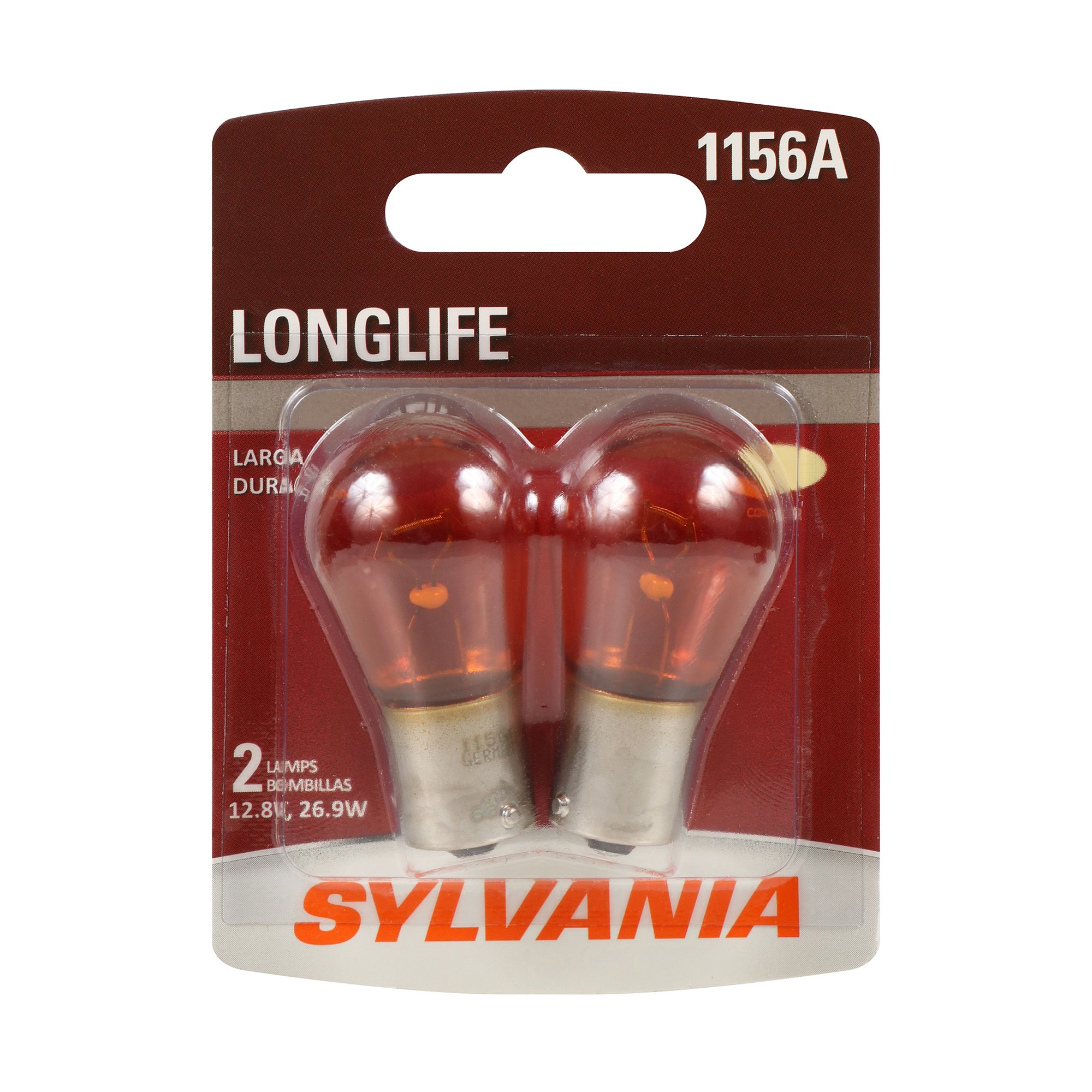 SYLVANIA 1156A Long Life Mini Bulb, 2 Pack