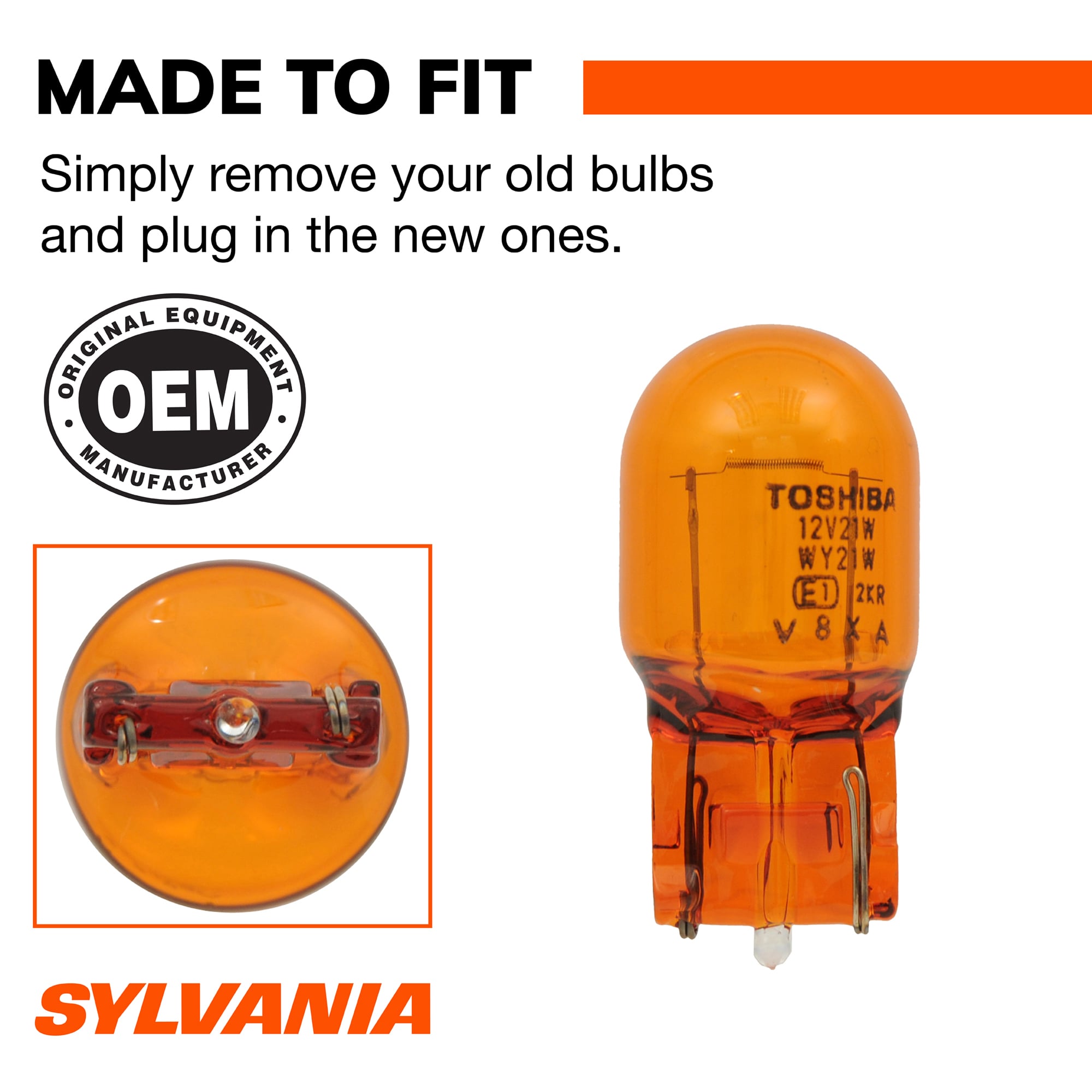 SYLVANIA 7440A Long Life Mini Bulb, 2 Pack