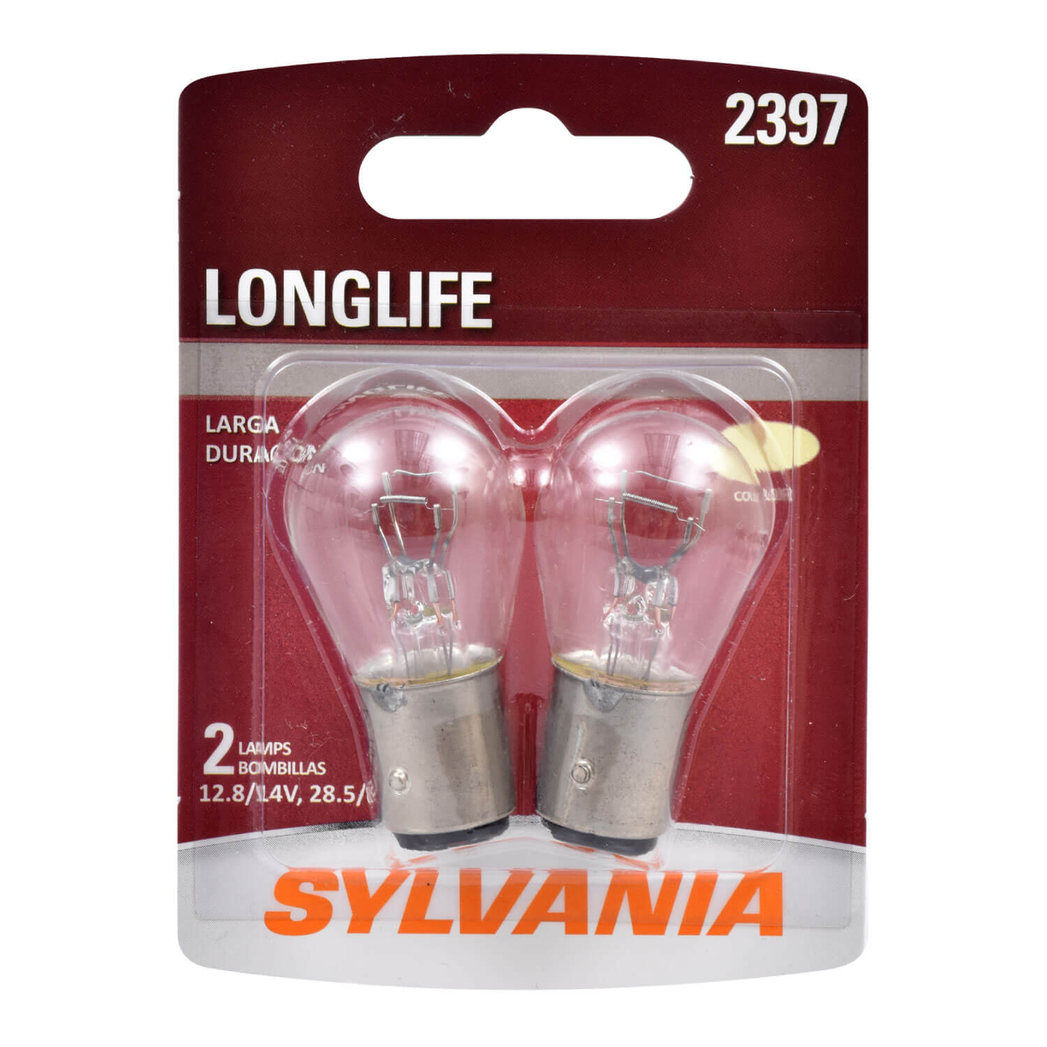 SYLVANIA 2397 Long Life Mini Bulb, 2 Pack