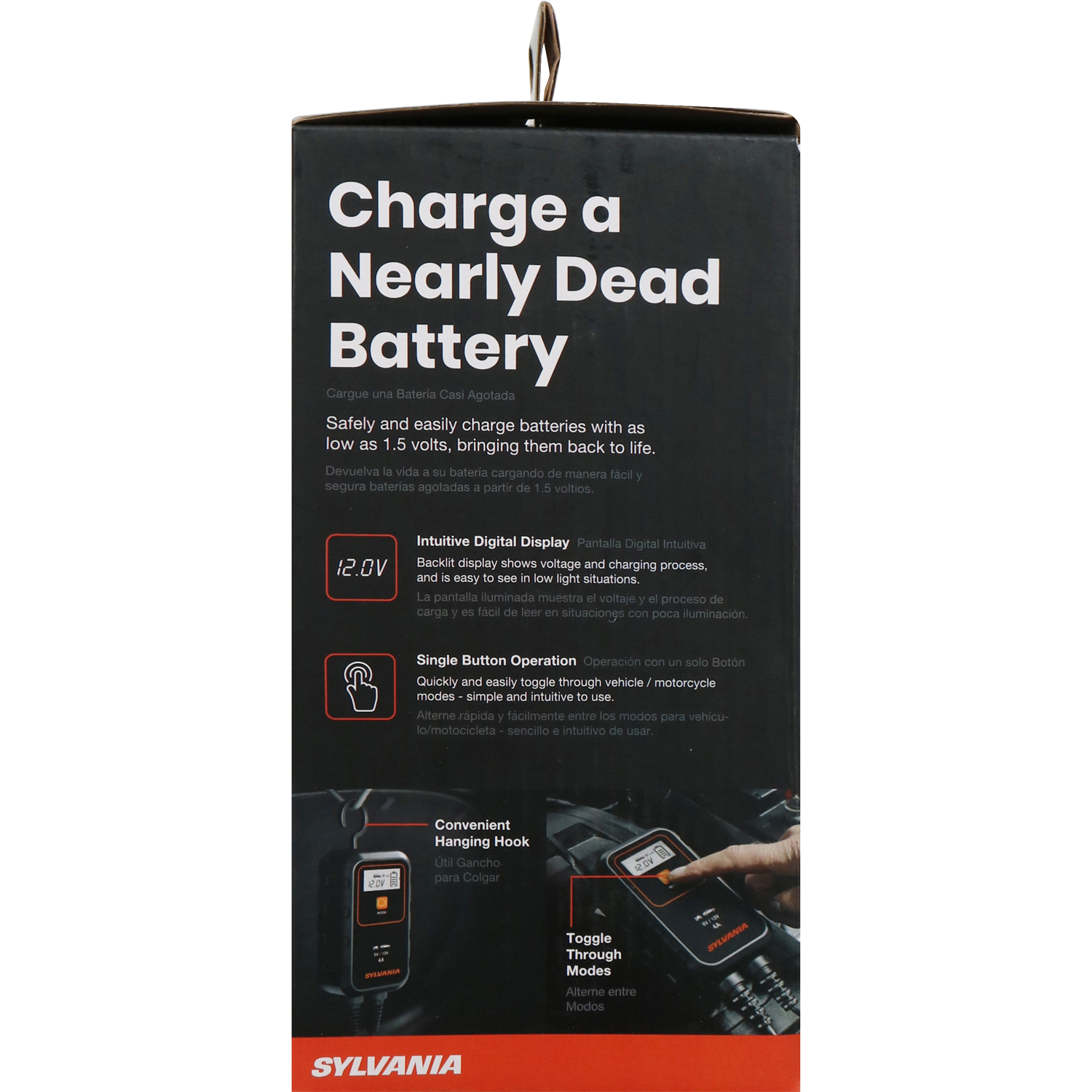 SYLVANIA Smart Charger - 4 Amp