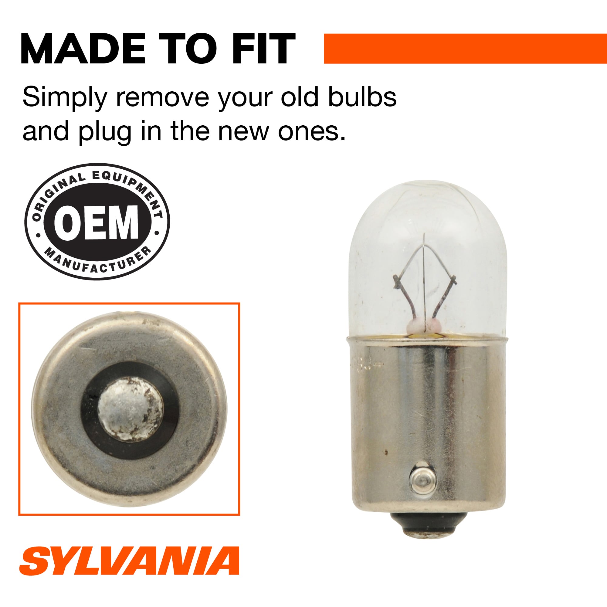 SYLVANIA 67 Long Life Mini Bulb, 2 Pack