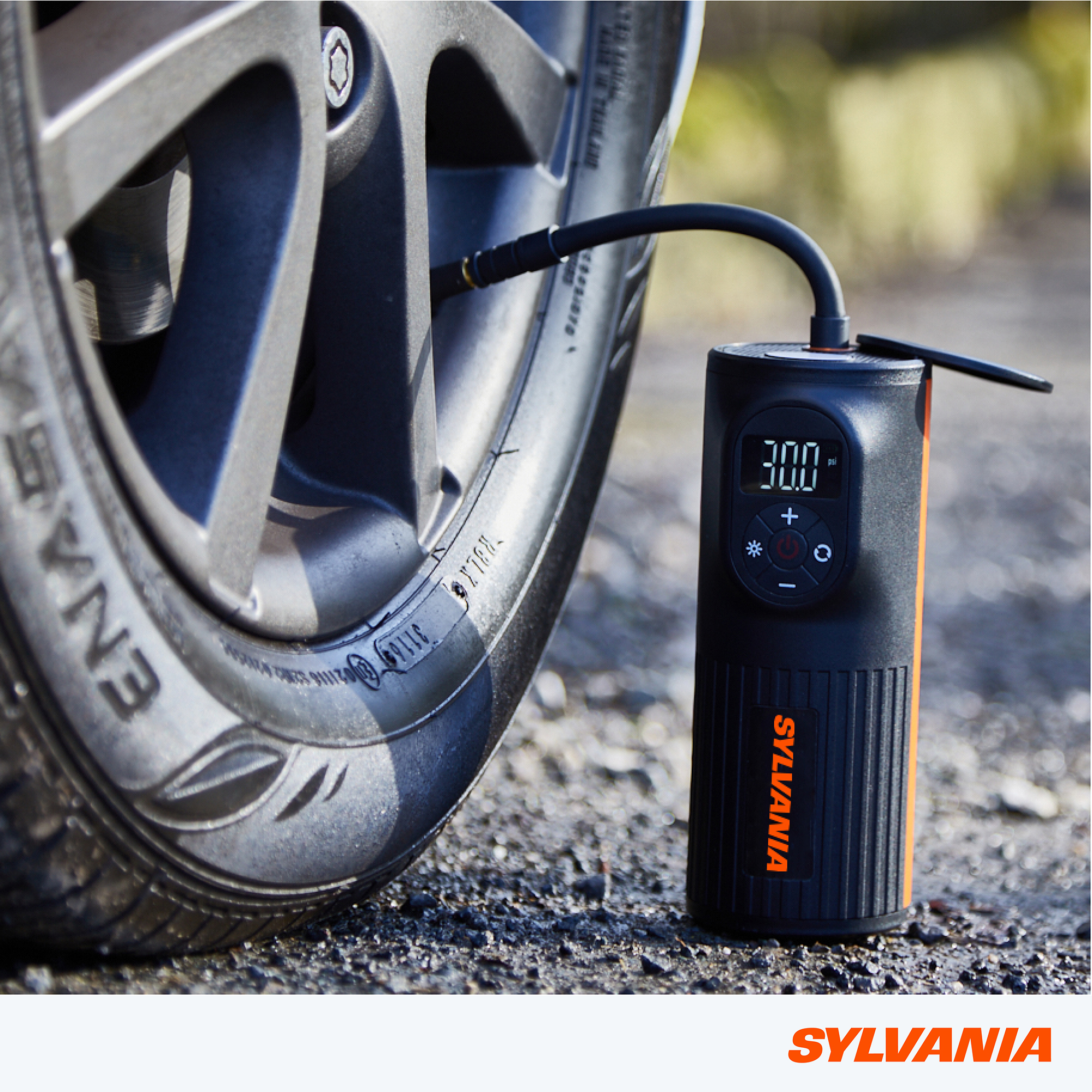 SYLVANIA Handheld Rechargeable Tire Inflator