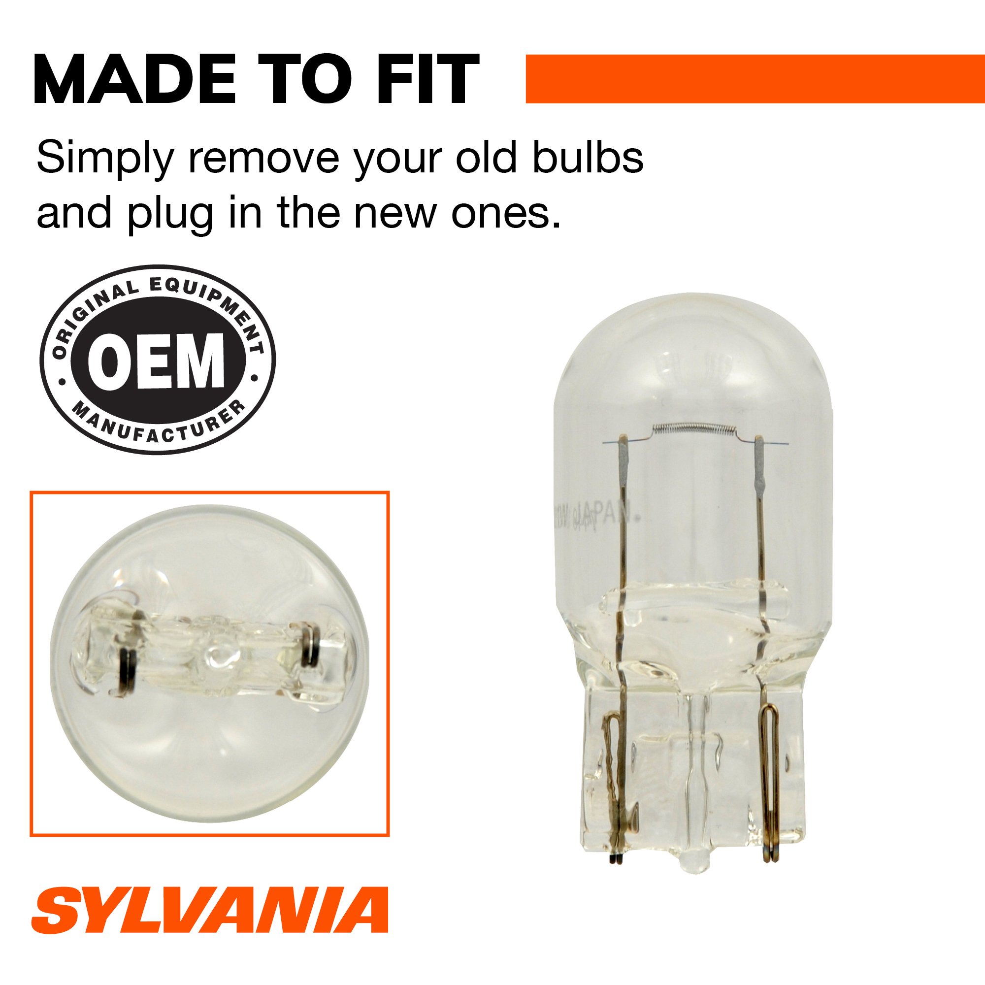 SYLVANIA 7440 Long Life Mini Bulb, 2 Pack