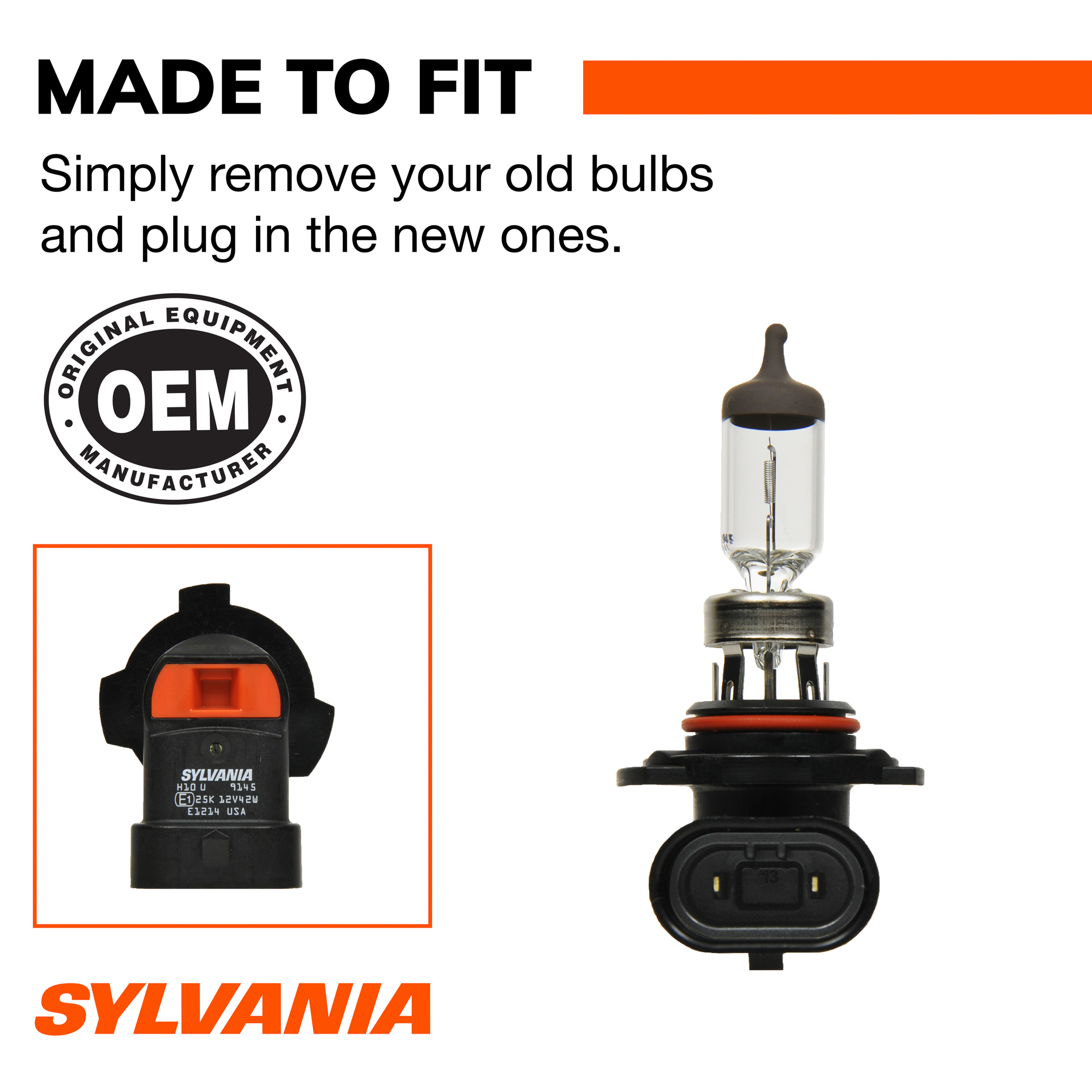 SYLVANIA 9145 Basic Fog Bulb, 1 Pack