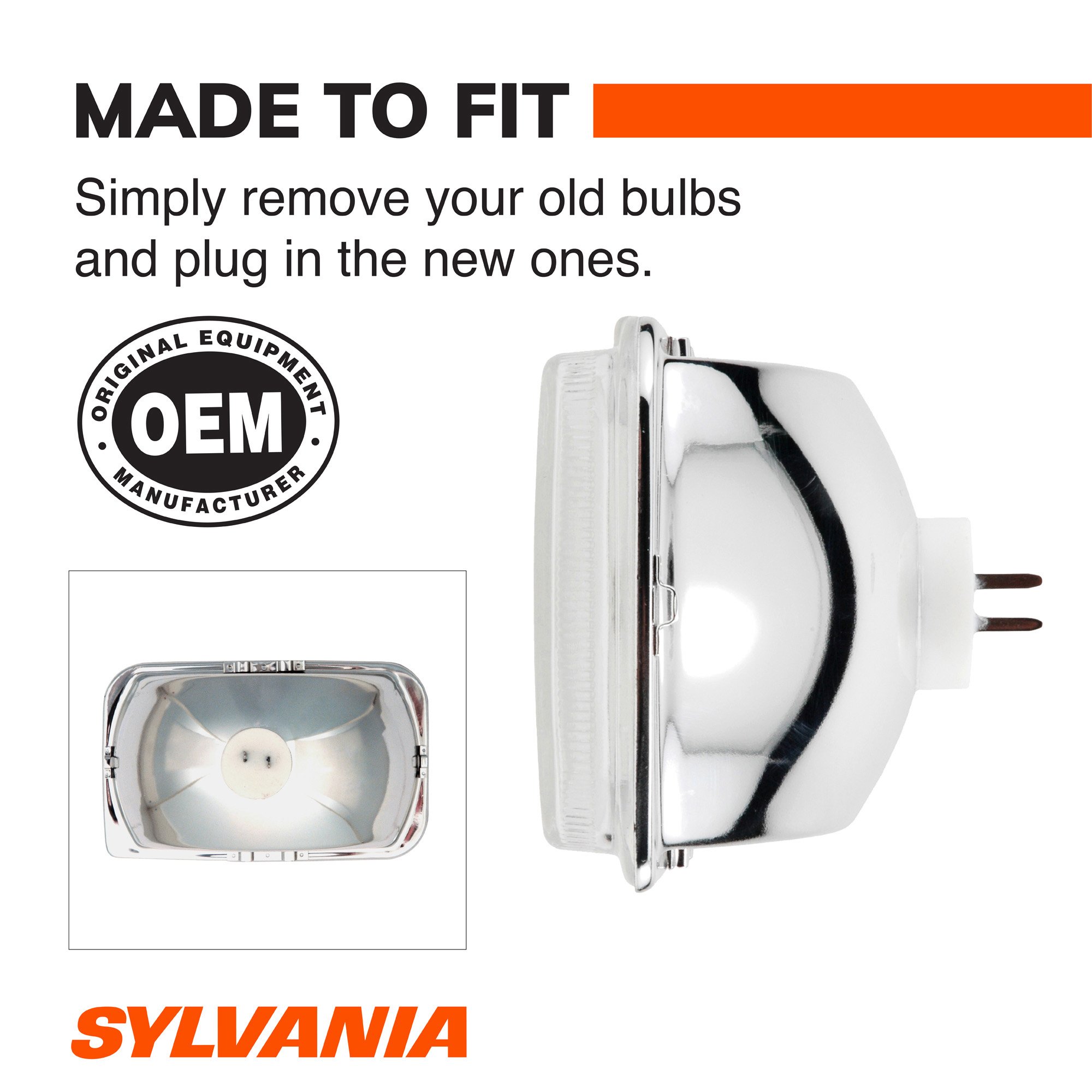 SYLVANIA H4703 Basic Sealed Beam Headlight, 1 Pack