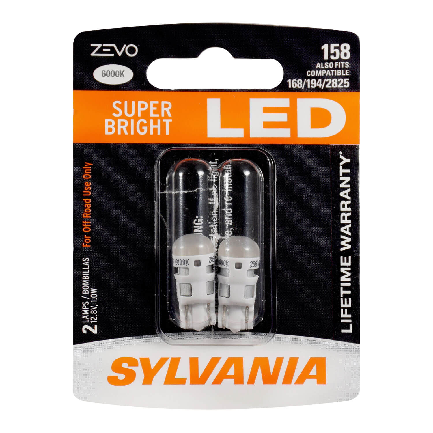 SYLVANIA 158 WHITE ZEVO LED Mini, 1 Pack