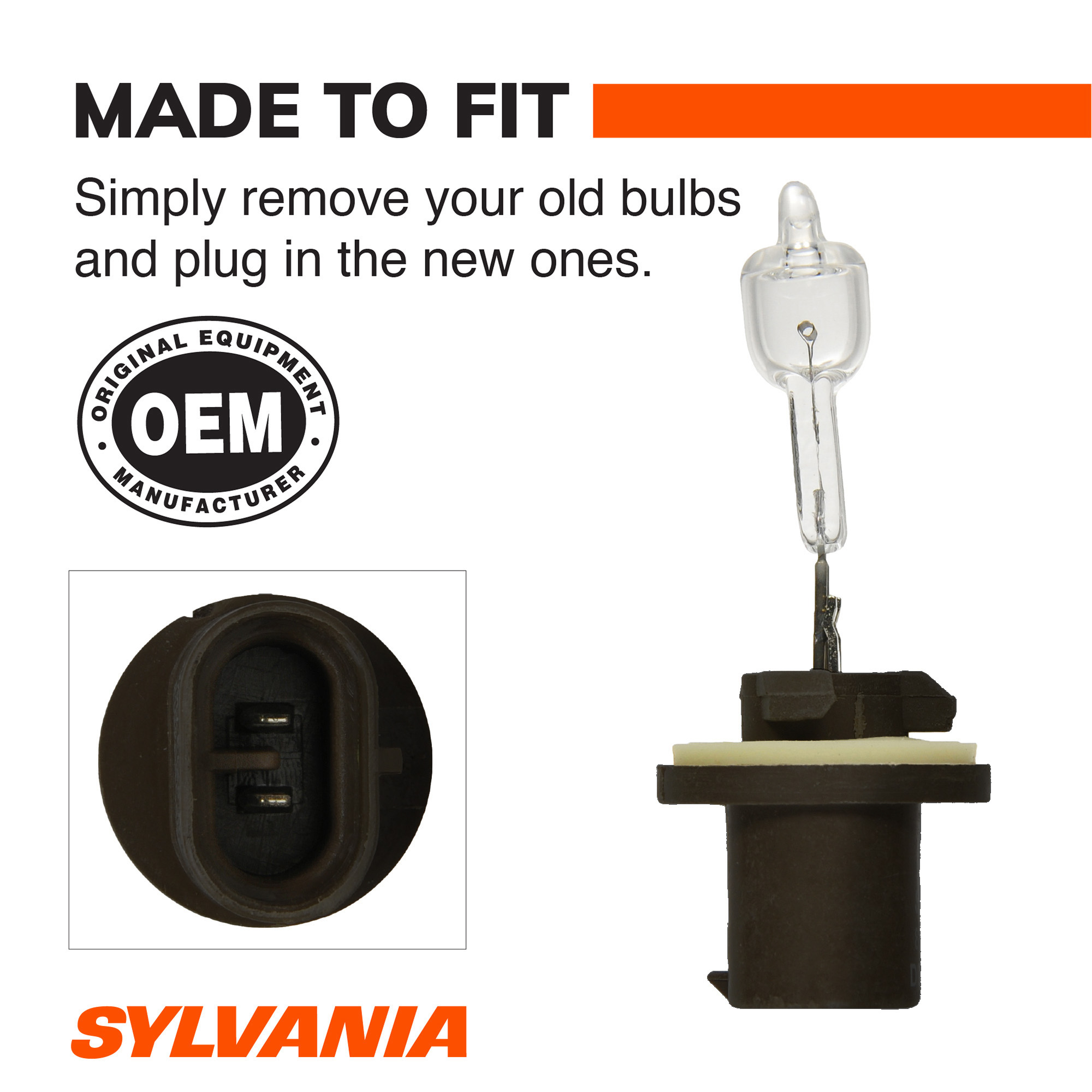 SYLVANIA 885 Basic Fog Bulb, 1 Pack