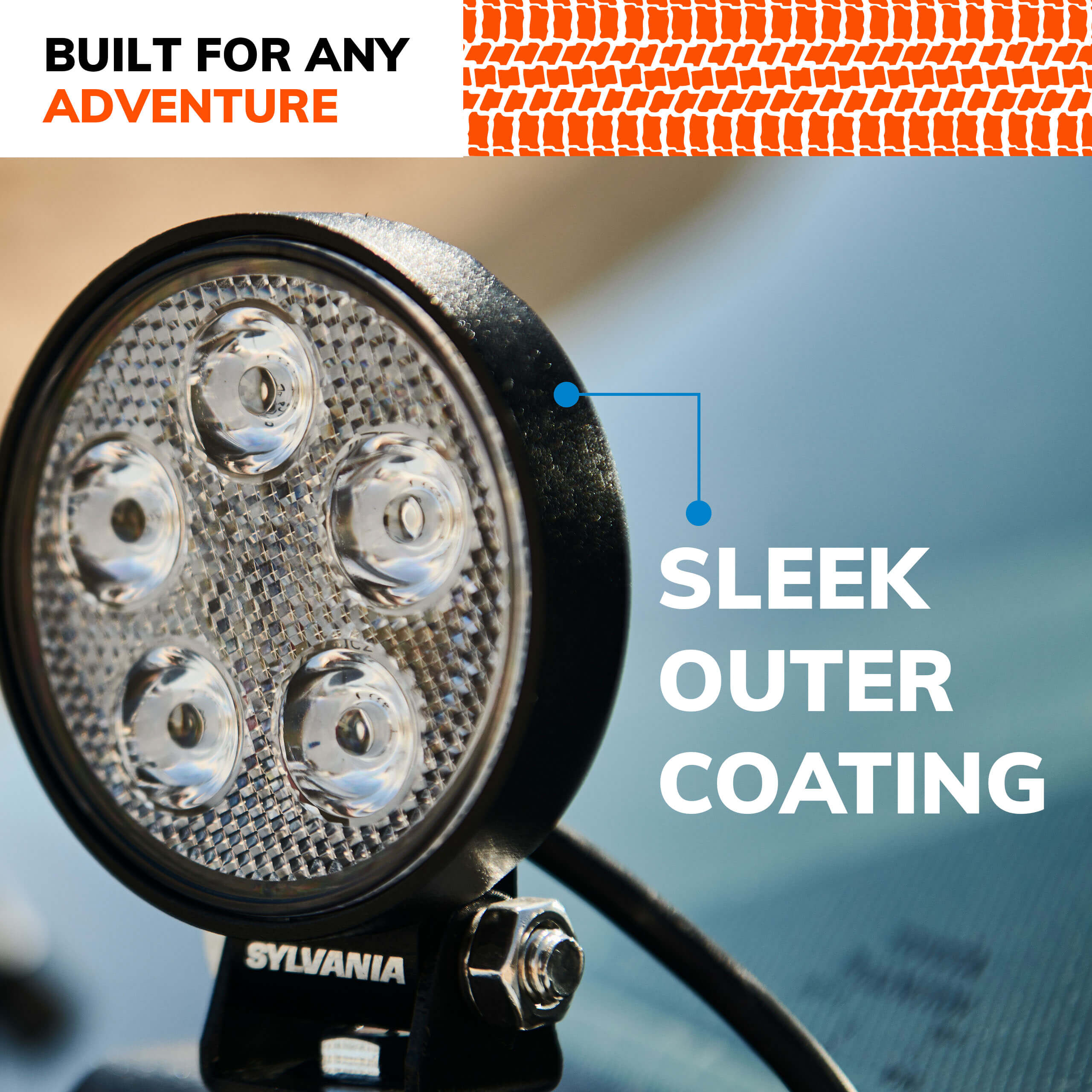 SYLVANIA Slim 3 Inch LED Pod Round - Spot